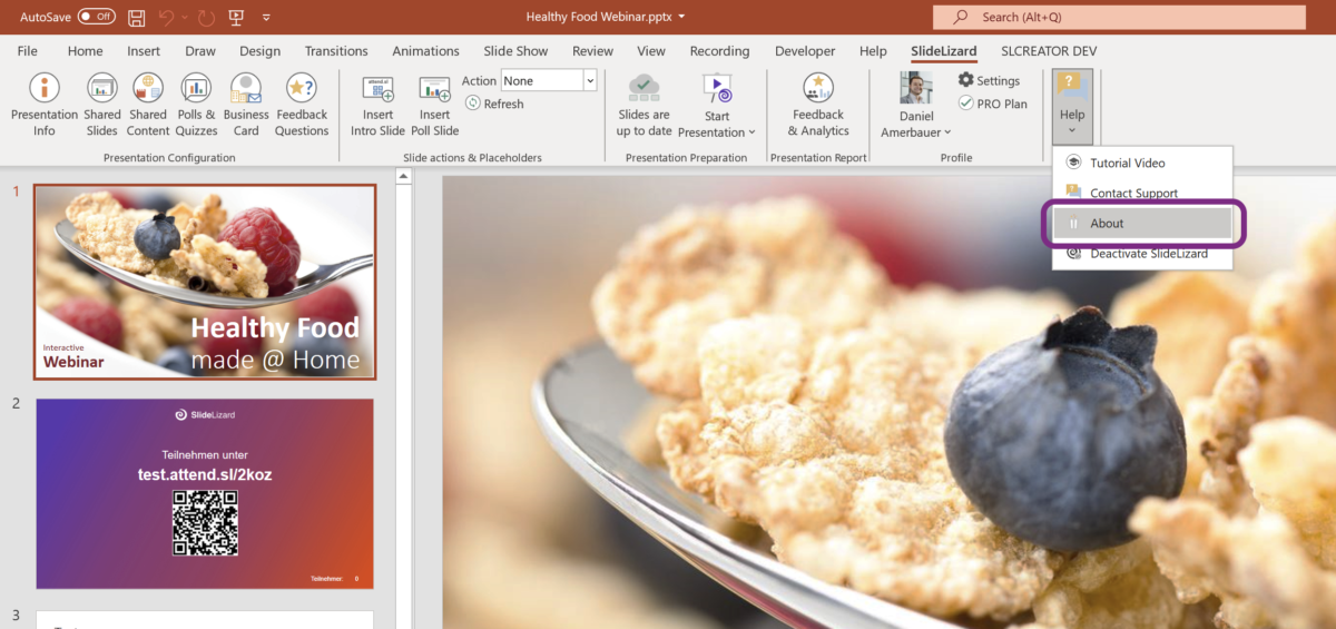 How to send error report / logs in SlideLizard | SlideLizard Help