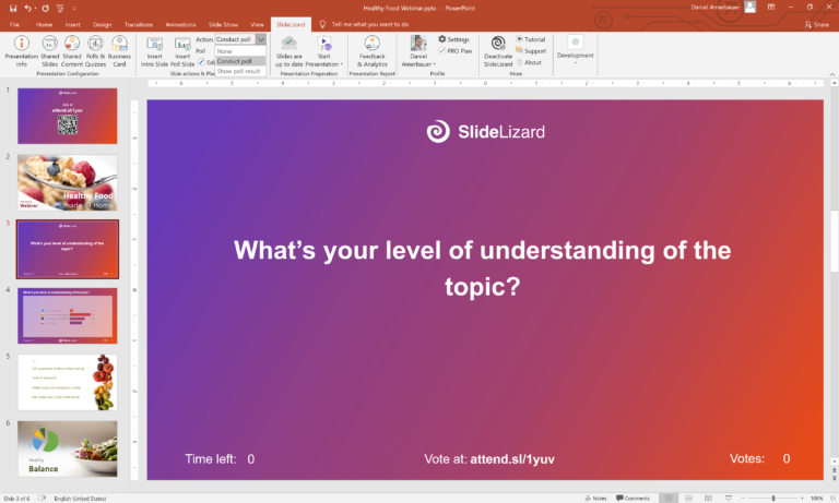 How to automatically conduct polls etc. | SlideLizard Help