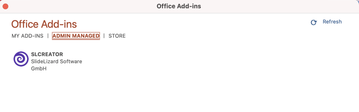 Tab not showing in PowerPoint | SlideLizard Help