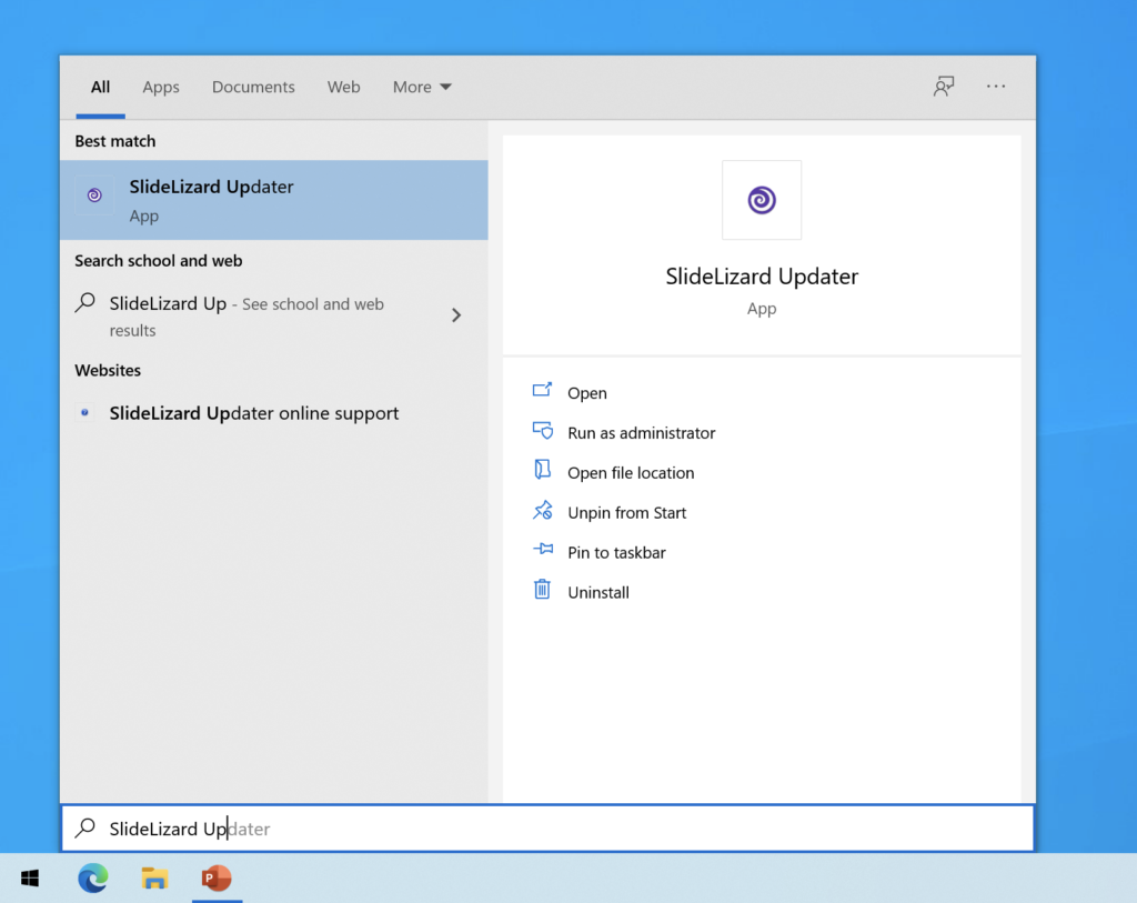 Update SlideLizard | SlideLizard Help