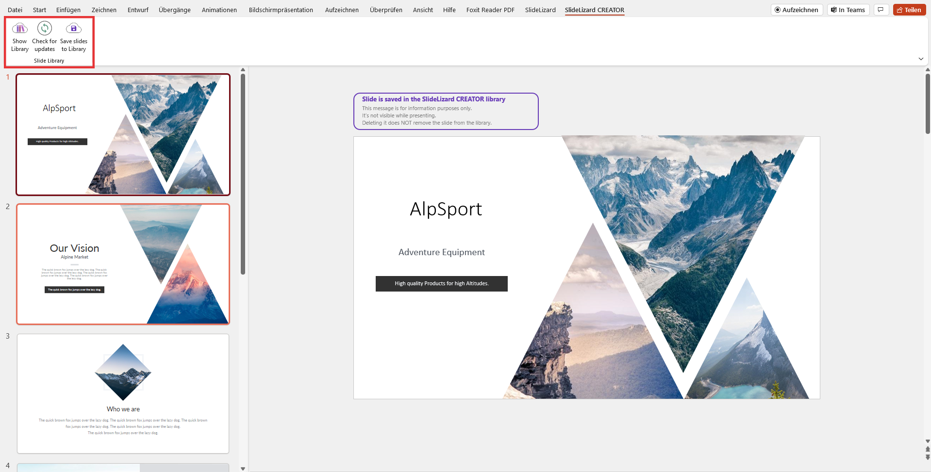 SlideLizard CREATOR Crash Course | SlideLizard Help