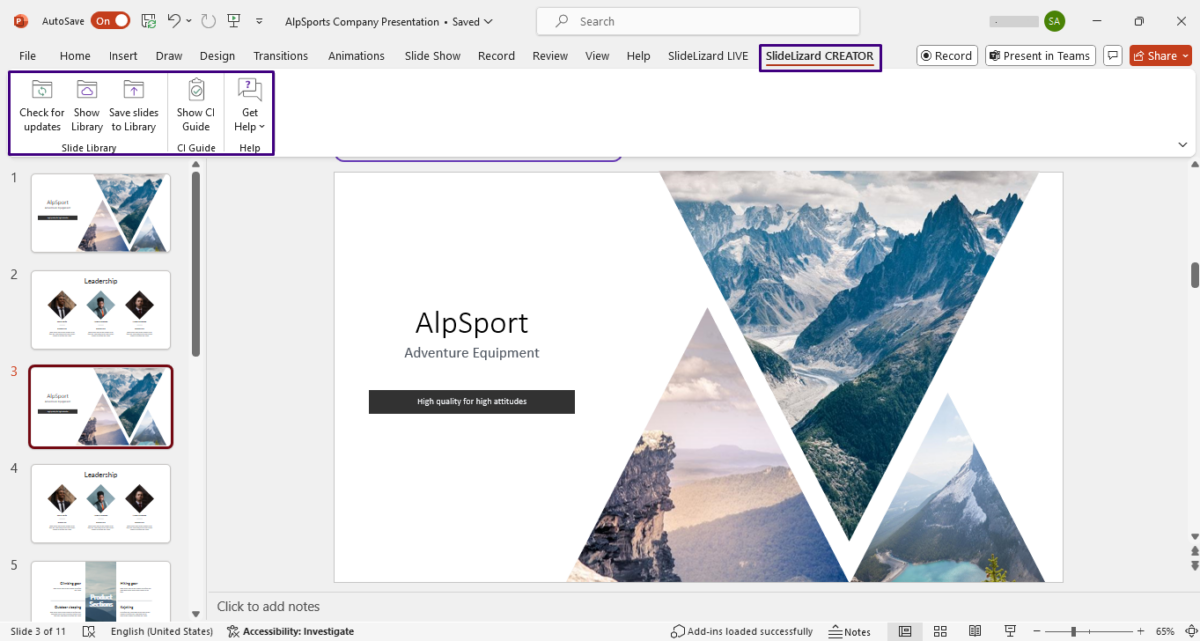 SlideLizard CREATOR Crash Course | SlideLizard Help
